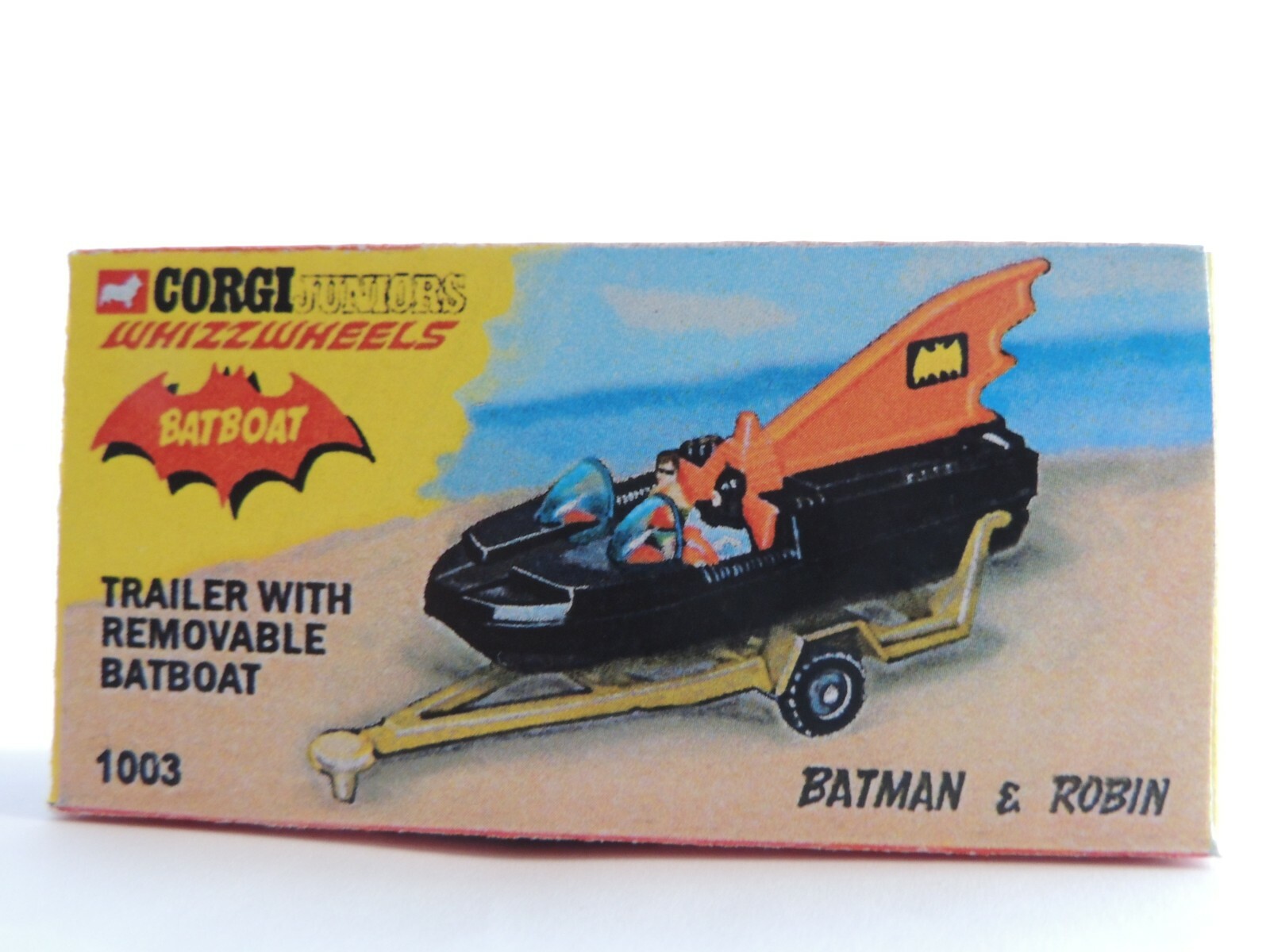 CORGI EMPTY BOX REPRO BATBOAT/ BATMOBILE/ BATCOPTER+ | eBay