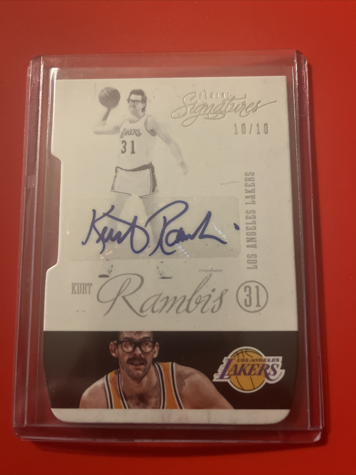 2012-13 Panini Signatures Die Cut Kurt Rambis Autograph Auto 10/10 | eBay