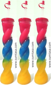 Yard cups, Novelty cups, Slush, with lid and straw, slush machine, PALM ...