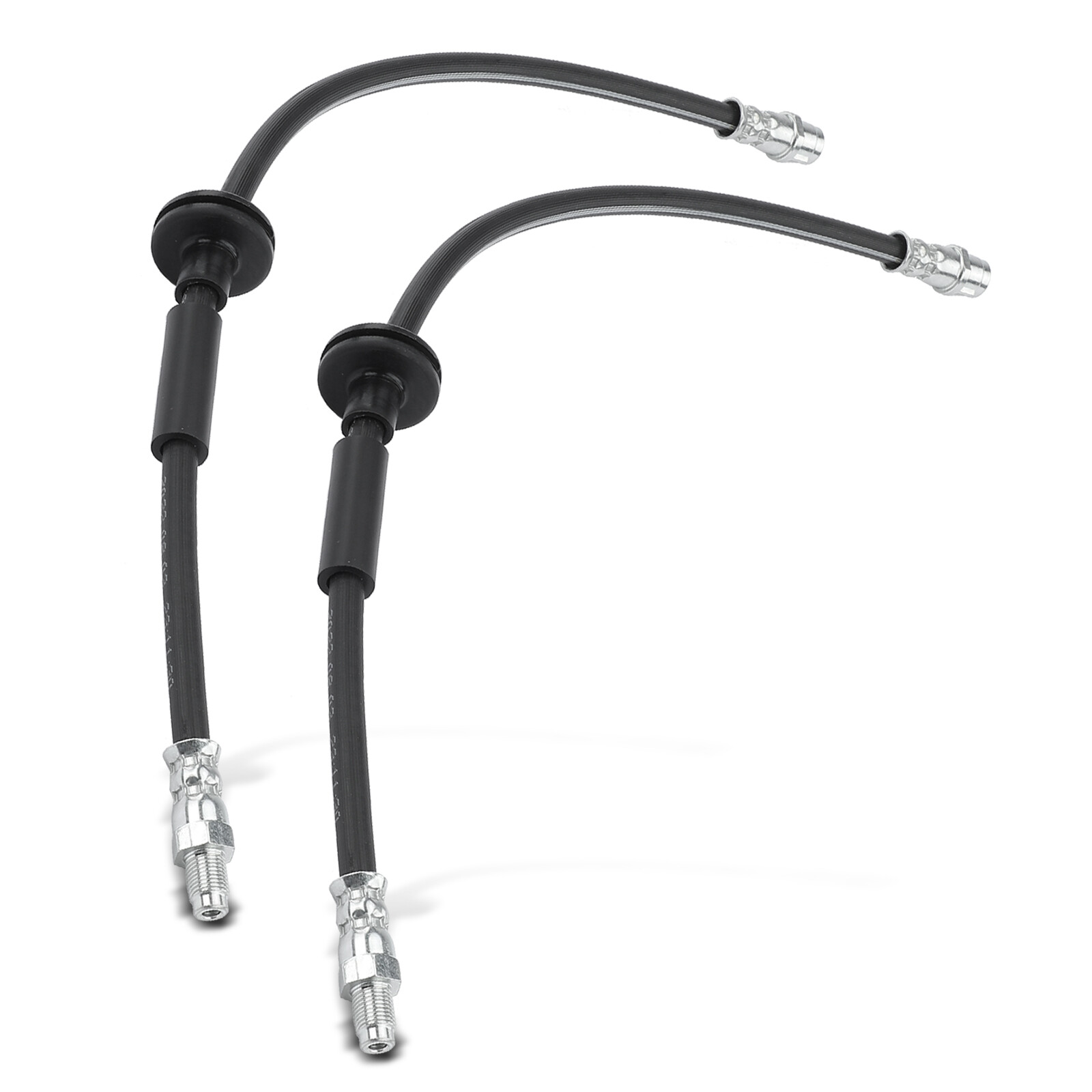 2x Front Brake Hydraulic Hoses for Mercedes Benz W140 W202 C180 C220 ...