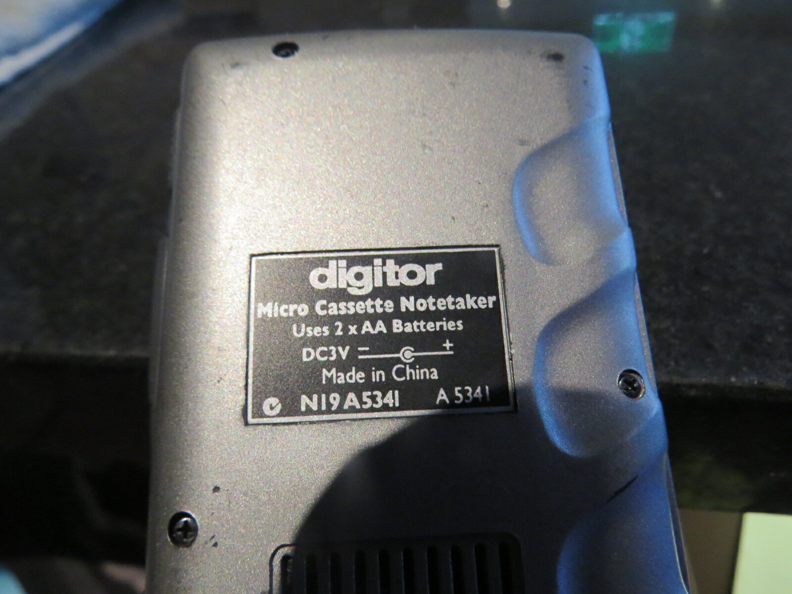 Digitor WR 300 micro Cassette tape Handheld Voice Recorder | eBay