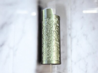 Dark Silver Filigree Metal Shell Lighter Case Cover Holder Fits Bic ...