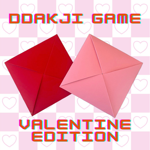 ddakji Game Set- Ready-to-Play [High Qual] Valentine Edition | eBay