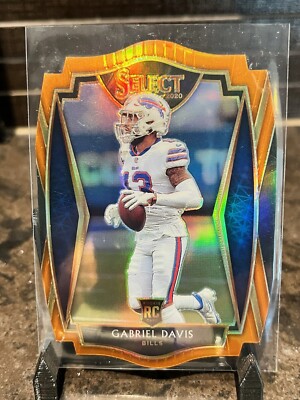 Gabriel Davis 2020 Select Premier Level Orange Die Cut Rookie Card #182 ...