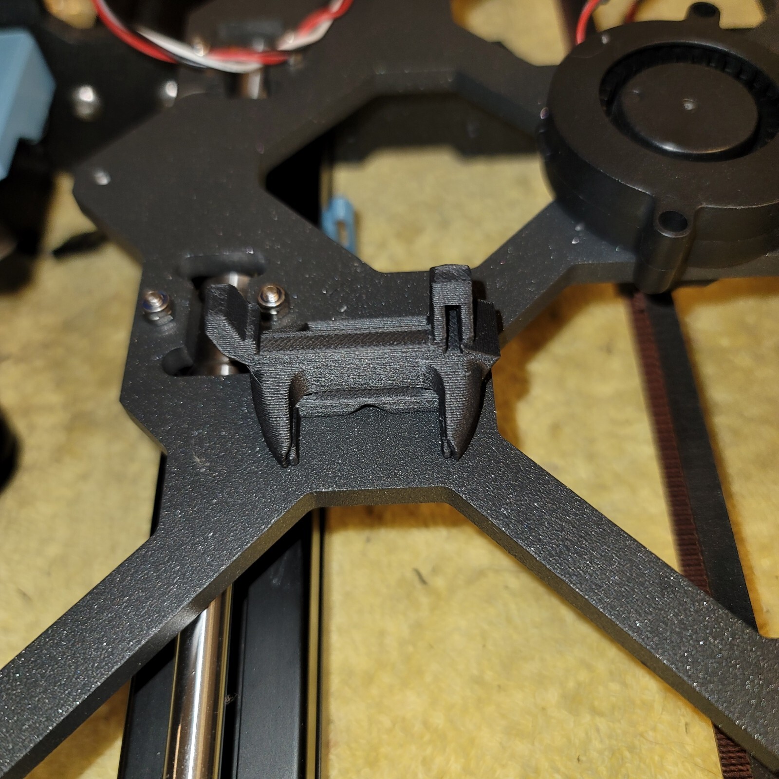 Prusa i3 MK3S+Fan Shroud..Printed In PC-CF(Polycarbonate@Carbon Fiber ...