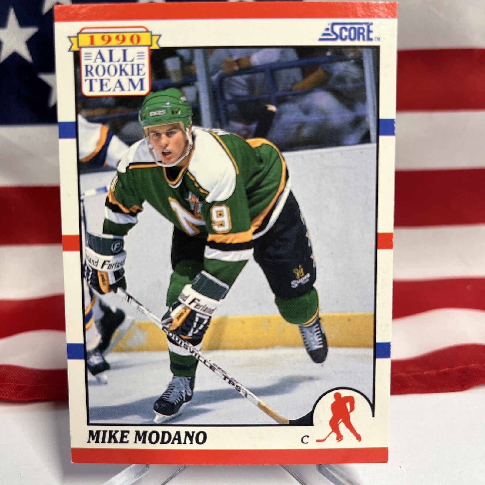 1990 Score All Rookie Team Mike Modano Card #327 | eBay