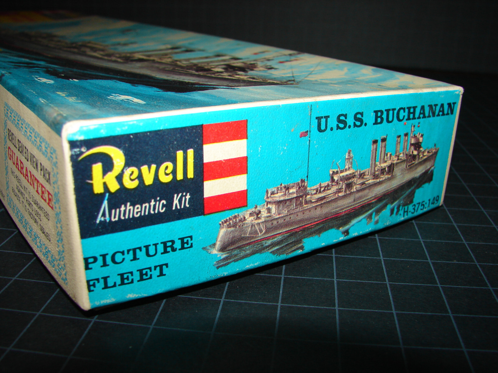 1960 ~ Revell ~ USS BUCHANAN 4 Stack Destroyer ~ Rare Picture Fleet | eBay