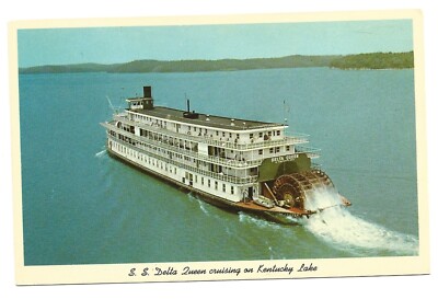 SS Delta Queen Cruising on Kentucky Lake Greene Line Steamers Inc - Old ...