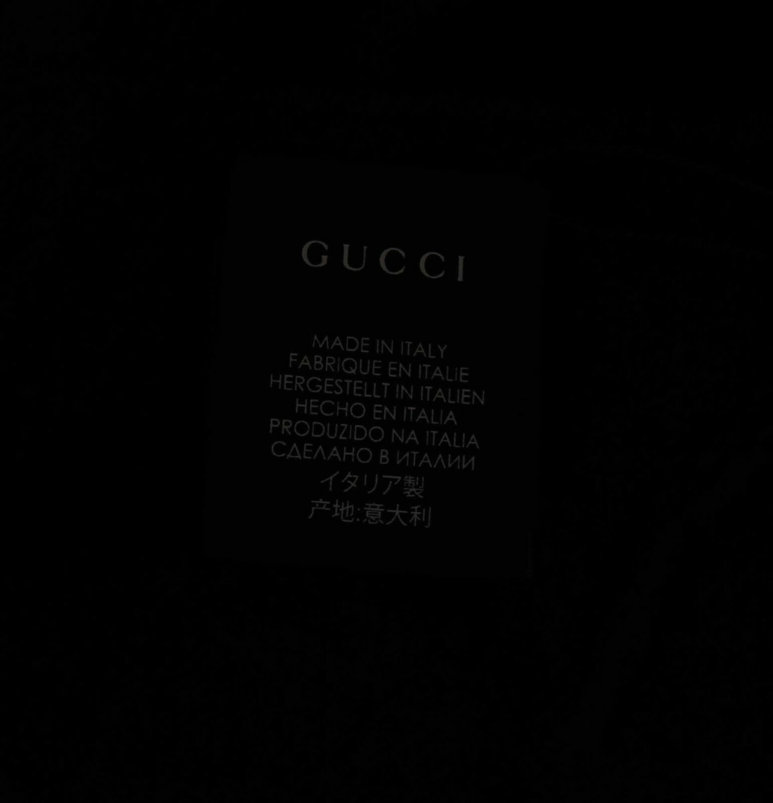 New Gucci Dark Blue Silk/Cashmere Long Scarf with Red Sequin "LOVED ...