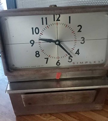 Time Clocks - Vintage Simplex Time Recorder