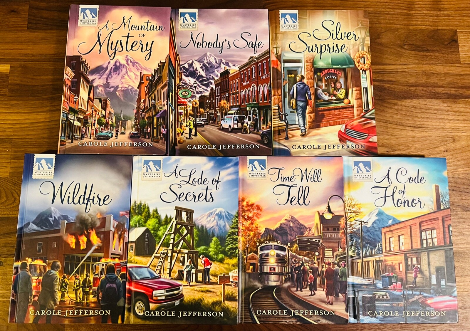 Lot of 7 Guideposts Mysteries of Silver Peak Books 1-7 HC Carole ...