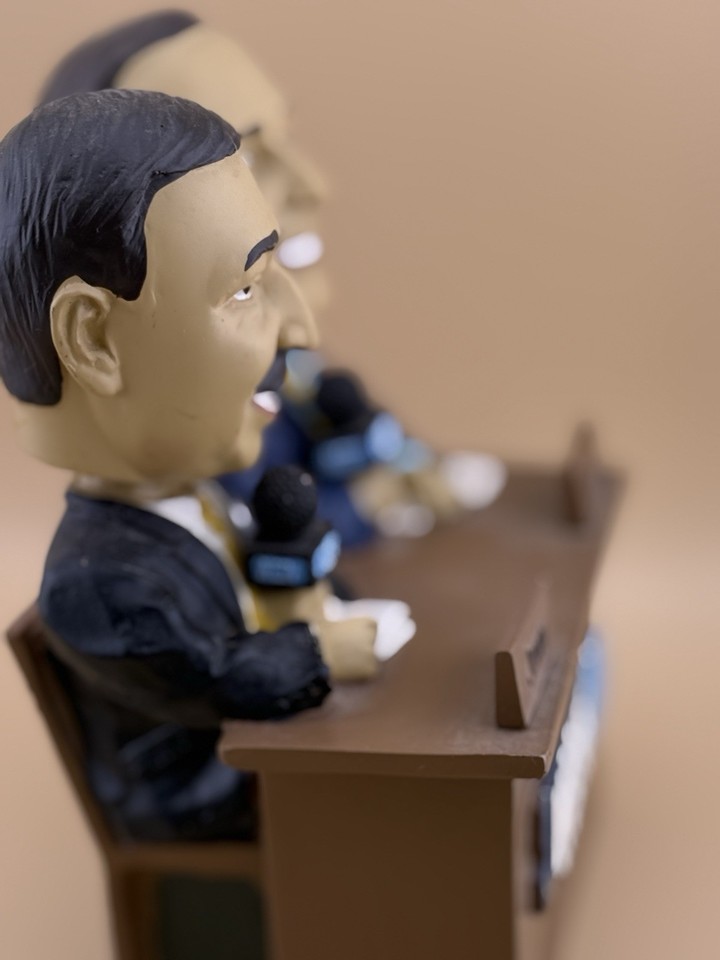 Boston Red Sox Jerry Remy Don Orsillo NESN Desk Booth Bobblehead Rare ...