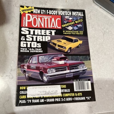 Rare High Performance Pontiac Magazine Firebird GTO Trans Am April 1996 ...