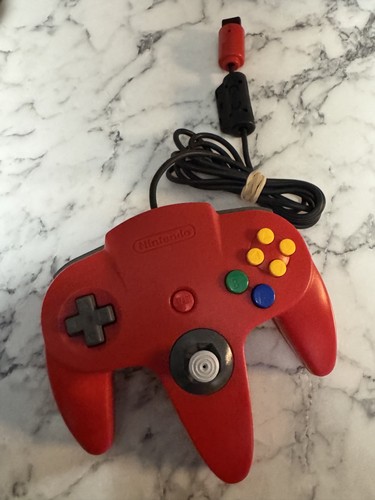 Nintendo 64 N64 Official Red Controller Control Pad Genuine | eBay UK