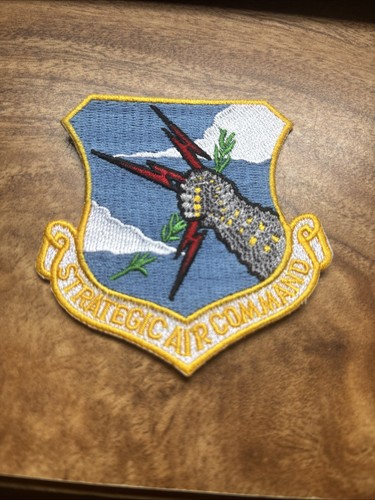 USAF US Air Force Strategic Air Command SAC Patch Rare Vtg 70s 80s 3” Sew On | eBay