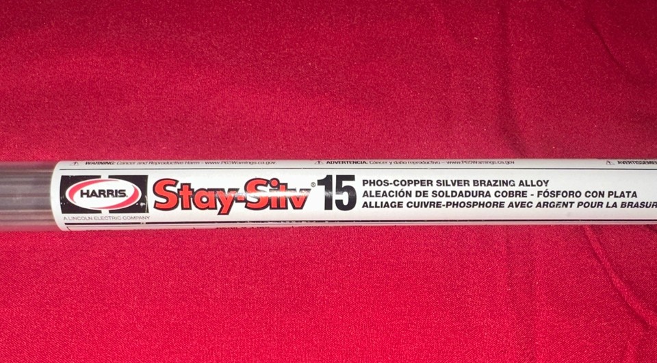 28 sticks Pack Harris 5620F1 Stay-Silv 15 Brazing Alloy 15% Silver ...