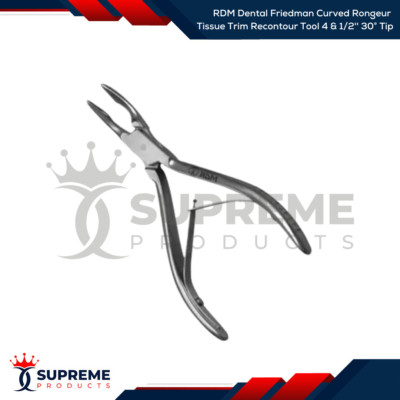 RDM Dental Friedman Curved Rongeur Tissue Trim Recontour Tool 4 & 1/2 ...