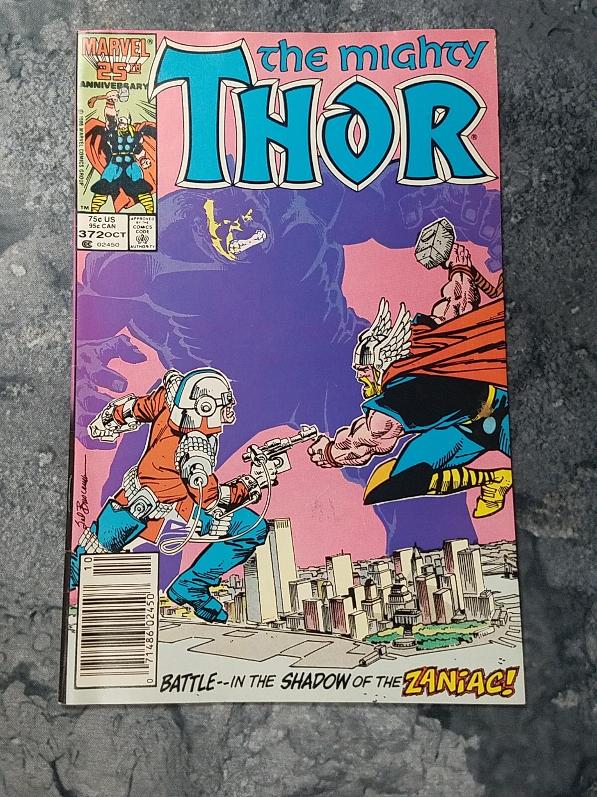 Thor #372 Marvel Comics 1986 Newsstand FN 1st cameo Time Variance ...