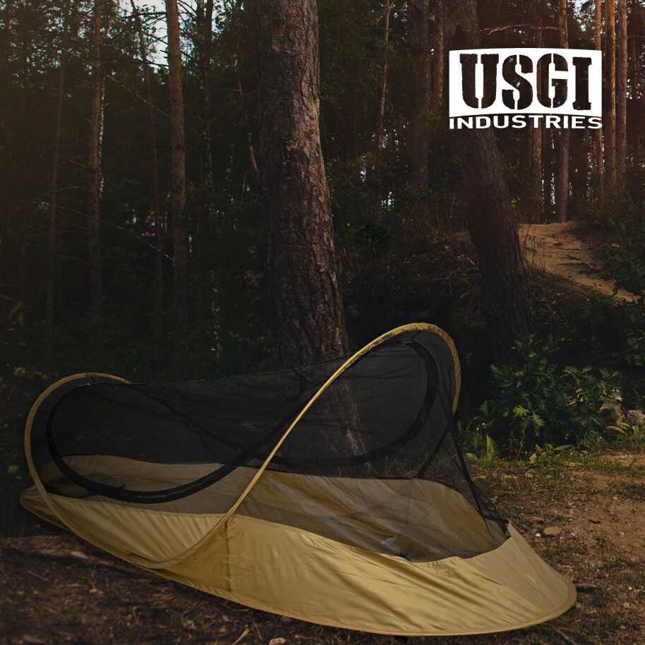USGI Industries Bivy Tent, Lightweight Single Person Sleeping Net ...