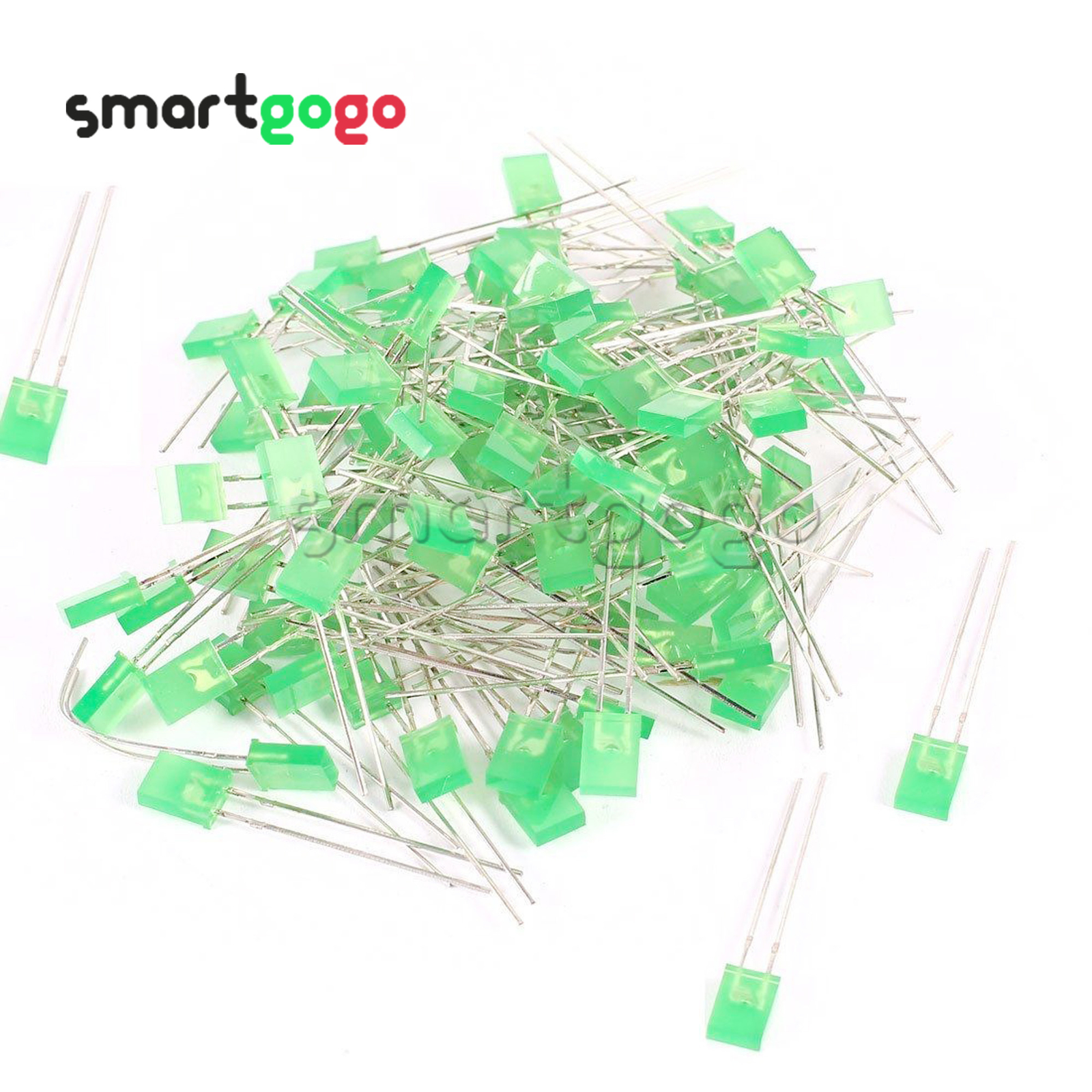 LED Diodes 2x3x4mm 2x5x7mm Water Clear Diffused Colours Rectangle ...