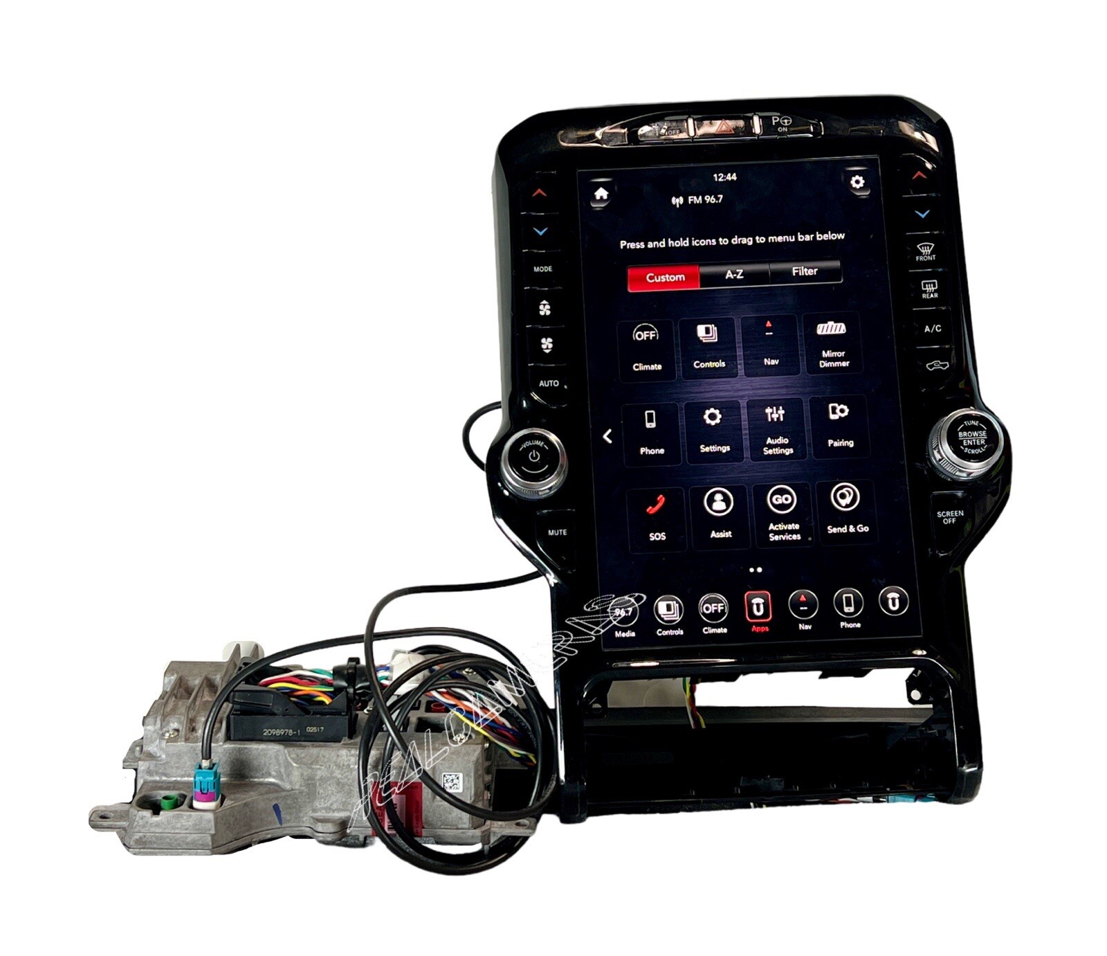 RAM 2018-2024 1500 2500 UAX 12" Touch Screen with Uconnect 4C Module ...