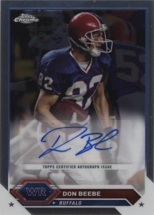 2023 Topps Composite - Topps Chrome Autographs Don Beebe #TCA-DBE (AU ...