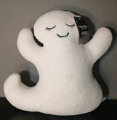 Martha Stewart Plush White Sherpa 15" Weighted Ghost Door Stop | eBay