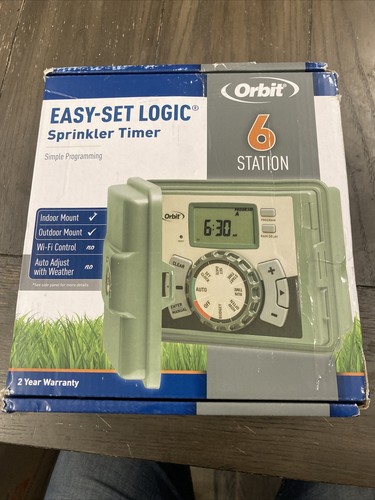 Orbit 57896 6-Station Outdoor Sprinkler Controller Easy-set Logic | eBay