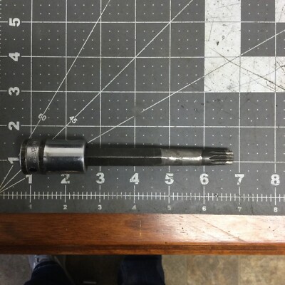 Vtg Snap-on STSM12LA ½" Dr 12mm Triple Square EXTRA LONG Torx Bit ...