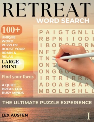 Retreat Word Search Book 1: Brain Health & Relaxation for Adults and ...