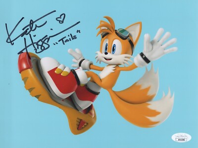KATE HIGGINS Hand Signed SONIC 8x10 TAILS Autographed Photo JSA COA ...