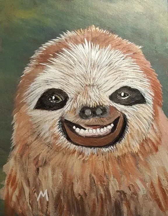 Sloths Smiling With Teeth