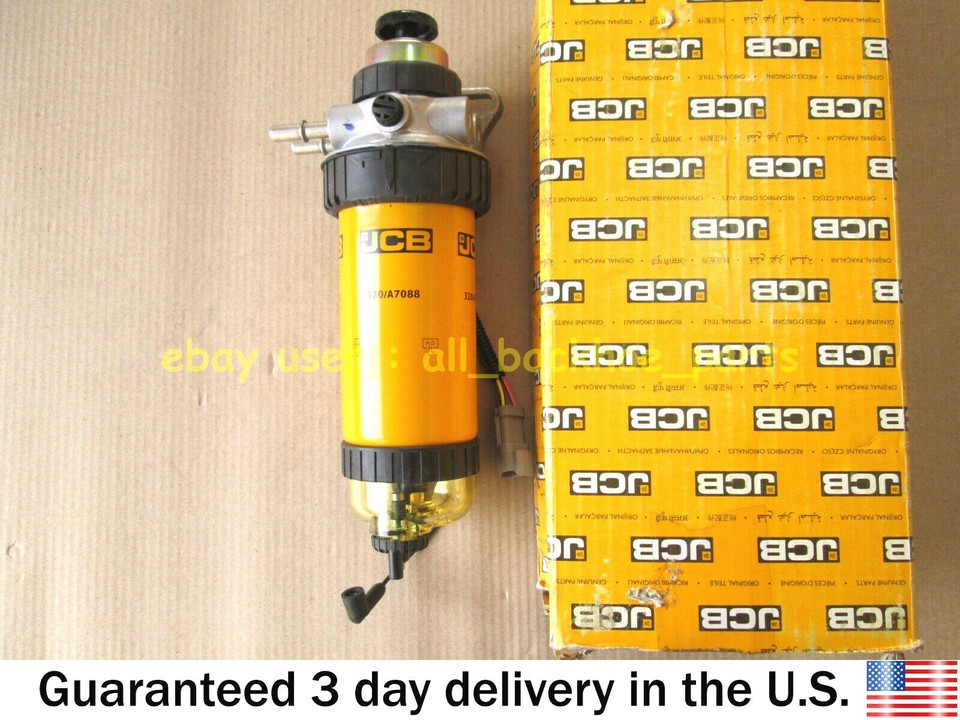 JCB BACKHOE - GENUINE JCB FUEL FILTER ASSEMBLY - 30 (PART# 320/A7088 ...
