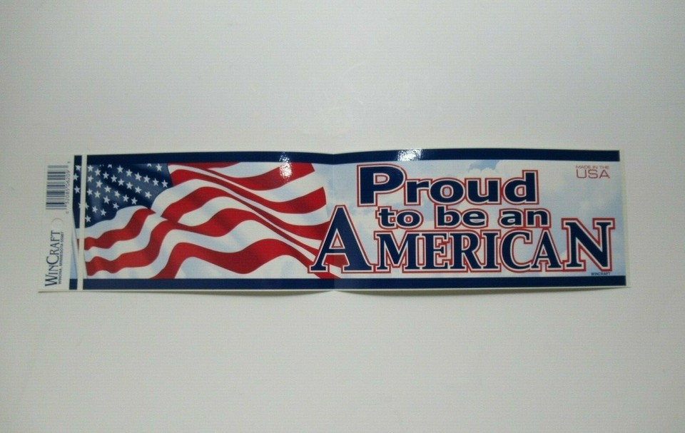 Proud to be an American Bumper Sticker - Made in The U.S.A - Lot Of 5 ...