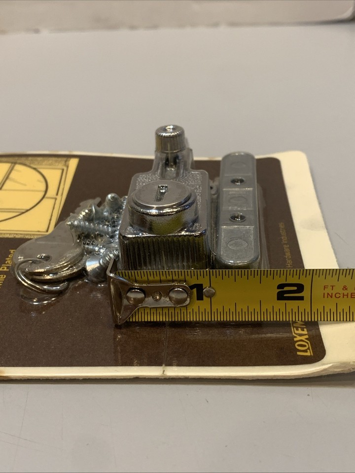 Keyed Patio Door Lock Deadbolt for Sliding Glass Doors NEW SEALED Loxem ...