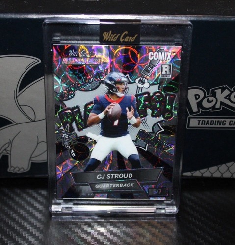 CJ Shroud Rookie Card 5/7 2023 Wild Card Alumination Comix Black Label ...