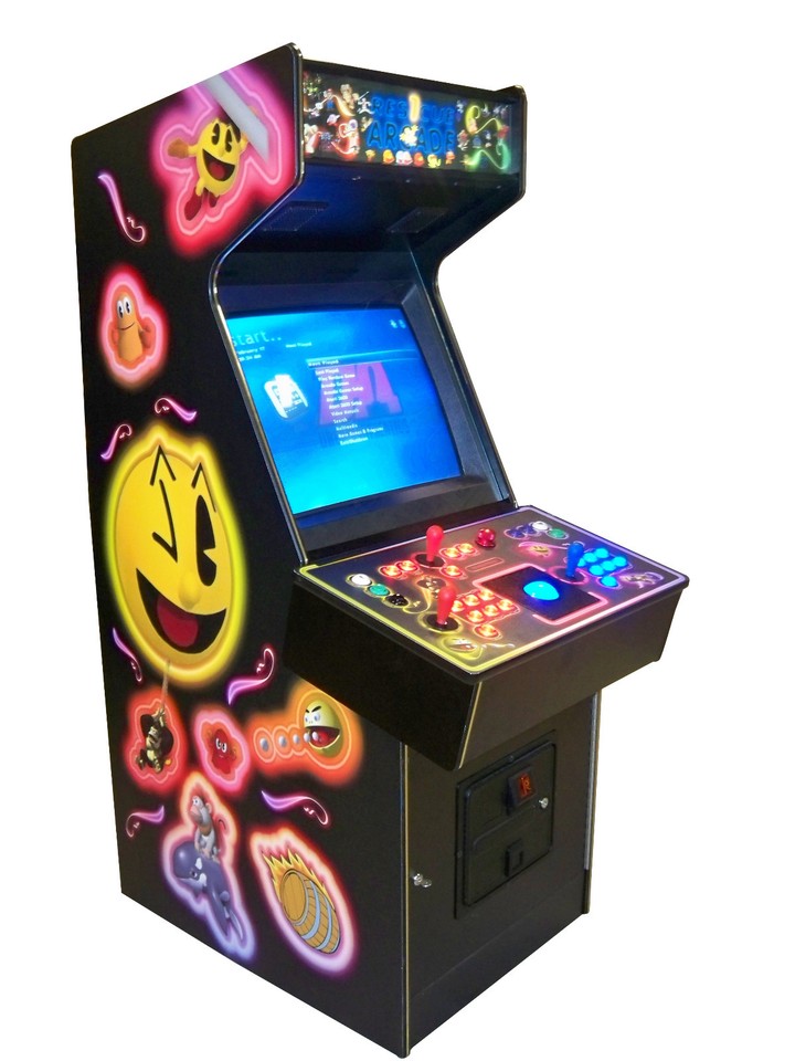 4 Player 32" Multi-Game Retro Home Classic Video Arcade #1 Rated MAME ...