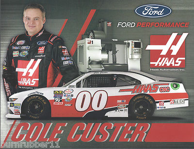 2017 COLE CUSTER "HAAS AUTOMATION " #00 NASCAR XFINITY SERIES POSTCARD ...