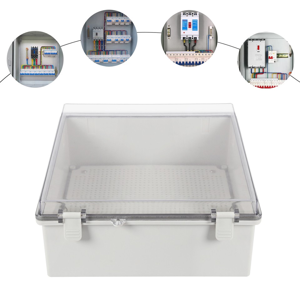 In/Outdoor Electrical Box Plastic Enclosure Waterproof Junction Box ...