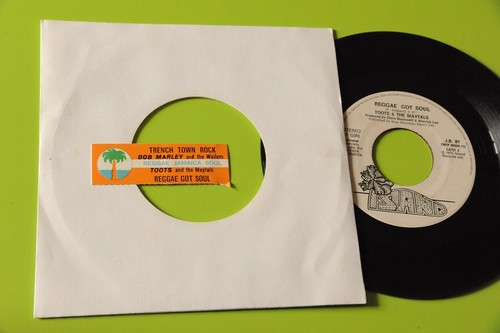 " Bob Marley 7"" Trenchtown Rock Toots Reggae Italie Con Juke Box Strip ...