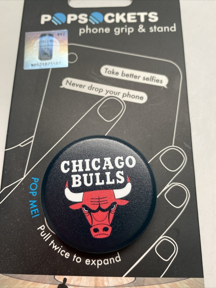 Authentic PopSockets NBALAB Chicago BULLS NBA Basketball Phone Grip And ...