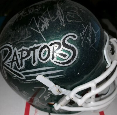 Rock River Raptors Signed Mini Helmet IFL Arena Autographed Rockford | eBay