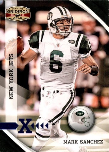 2010 Panini Gridiron Gear Platinum X's #104 Mark Sanchez RaRE Card /25 ...