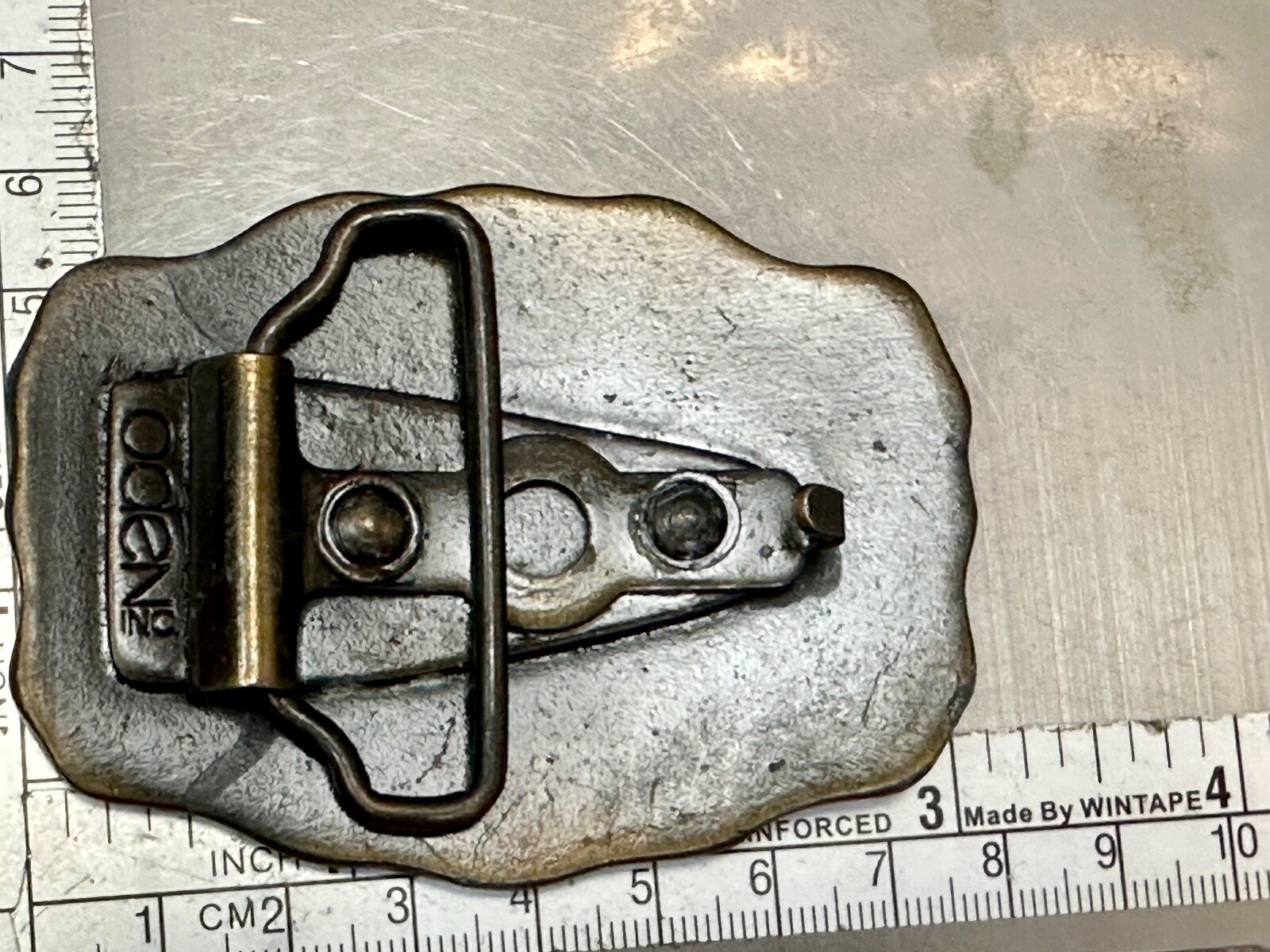 MIKE custom name 1970's western flower swirl, framed belt buckle by ...