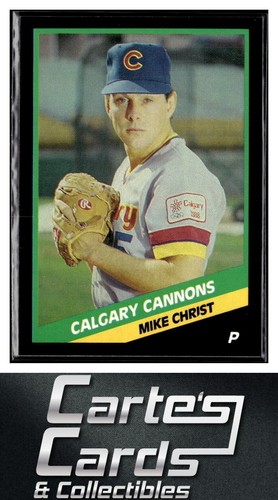 Mike Christ 1988 CMC Calgary Cannons #6 Seattle Mariners | eBay
