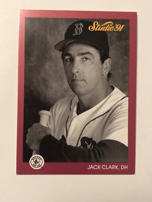 Studio 91 - Jack Clark #13 - 1991 Boston Red Sox - Near Mint | eBay