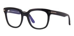 Tom Ford FT 5537-B BLUE BLOCK Black (001) Eyeglasses | eBay