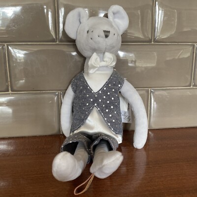 Debi Lilly Plush Max The Mouse In Suit 14", NEW W TAGS Baby Gift ...