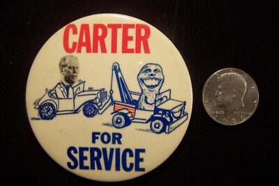 Scarce Jimmy Carter 1976 Pinback button Vintage | eBay