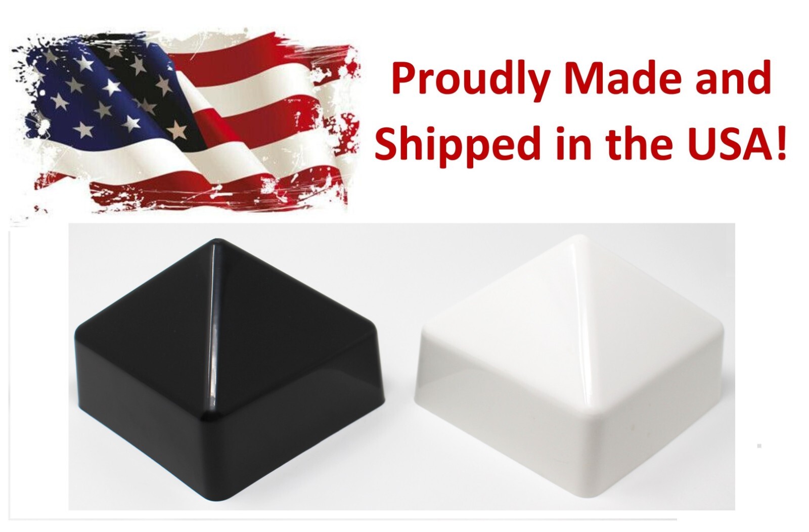 6x6 (5-7/8" x 5-7/8") Square Pyramid Style Cap Boat Dock Pylon Piling ...